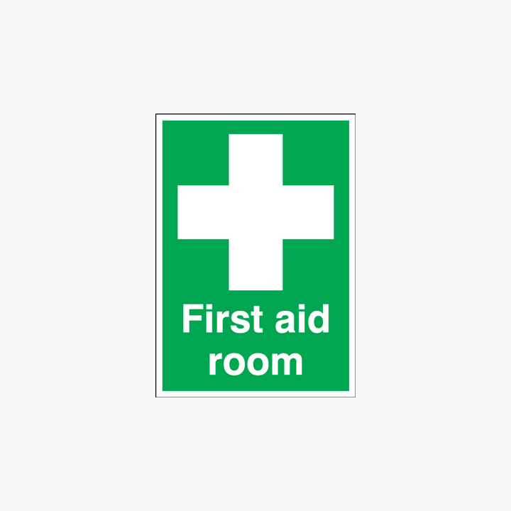 A2 First Aid Room Self Adhesive Plastic Signs - Safety Sign UK