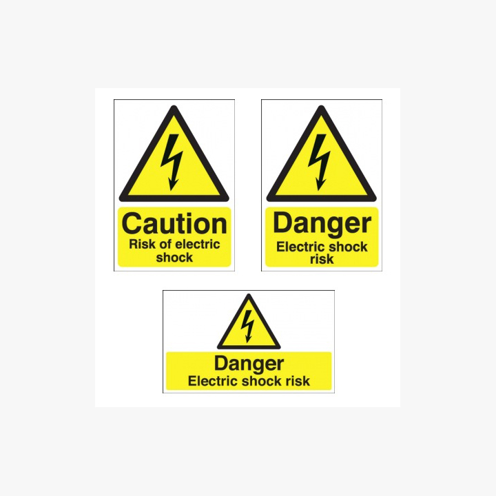 Electricity Safety Signs | Electrical Warning Signs | Safety Signs UK