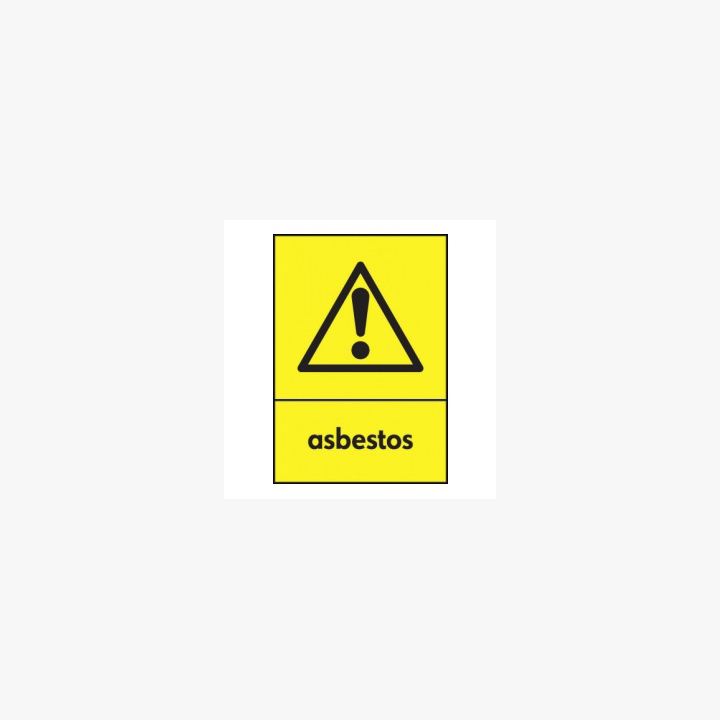 Plain Asbestos Signs - Safety Sign UK