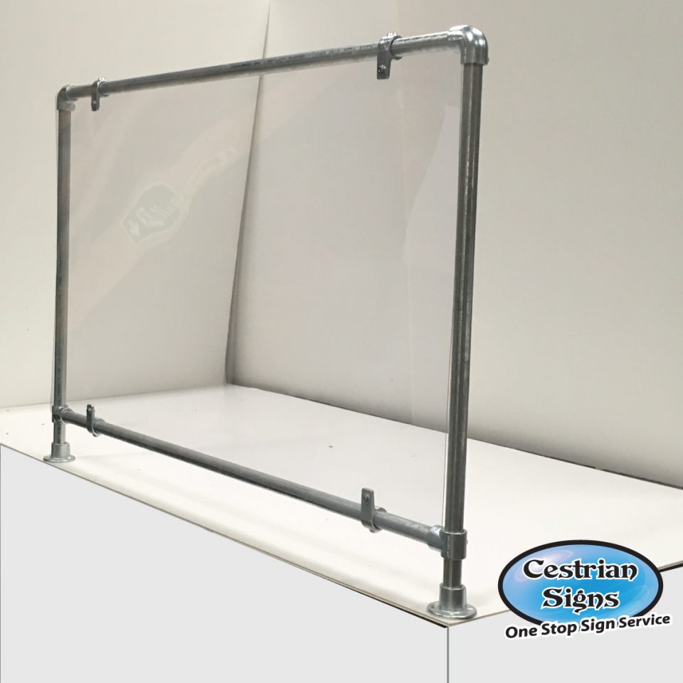 Roll up workplace safety screen - Safety Sign UK