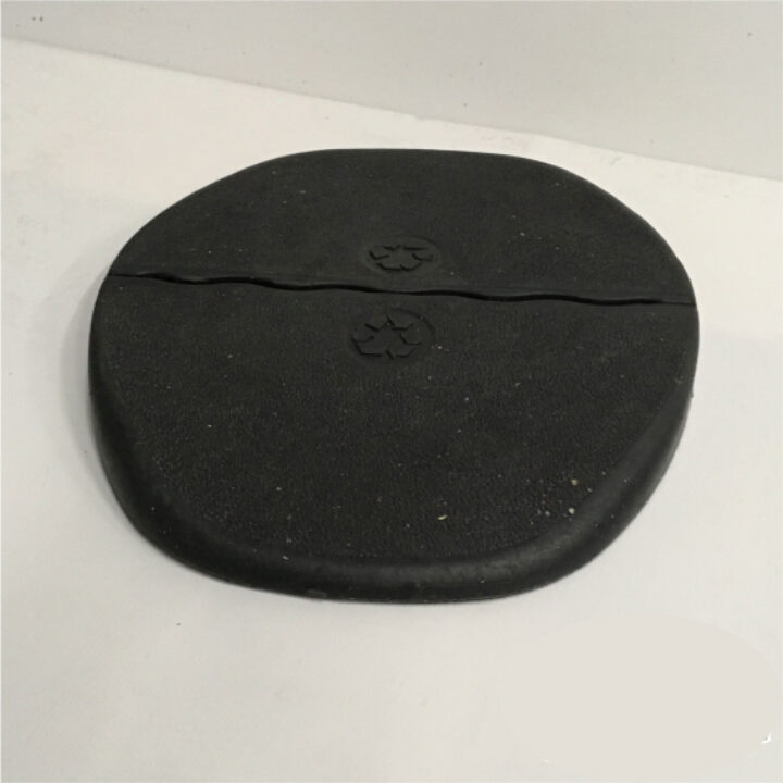 Recycled rubber sign base